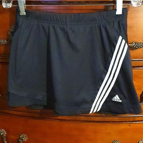 adidas | Skirts | Vtgadidas 3stripes Tennis Skirt Sz Small | Poshmark